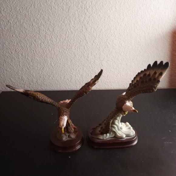 no brand | Art | American Bald Eagle 6 Resin Sculptures Desk Decor Set ...